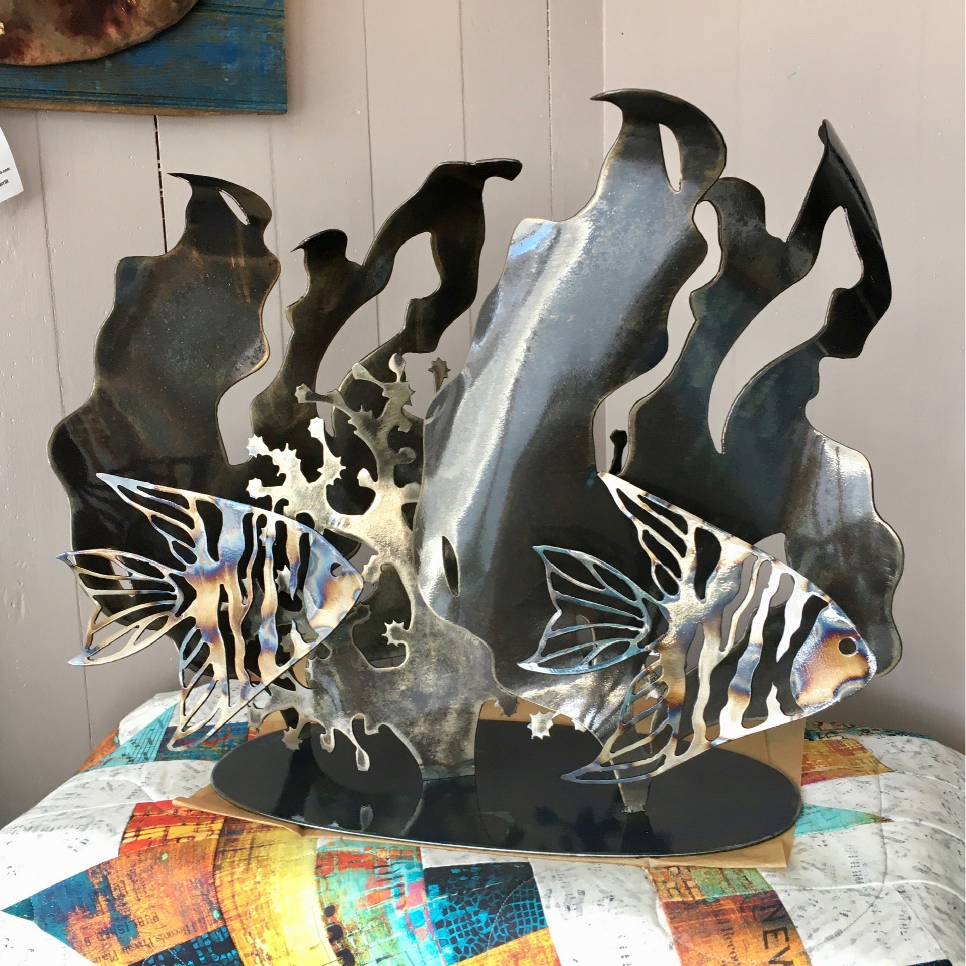 3D Fish Sculpture | Twisted Steel Design LLC